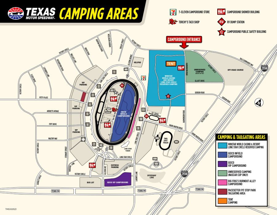 Texas Motor Speedway Diagram